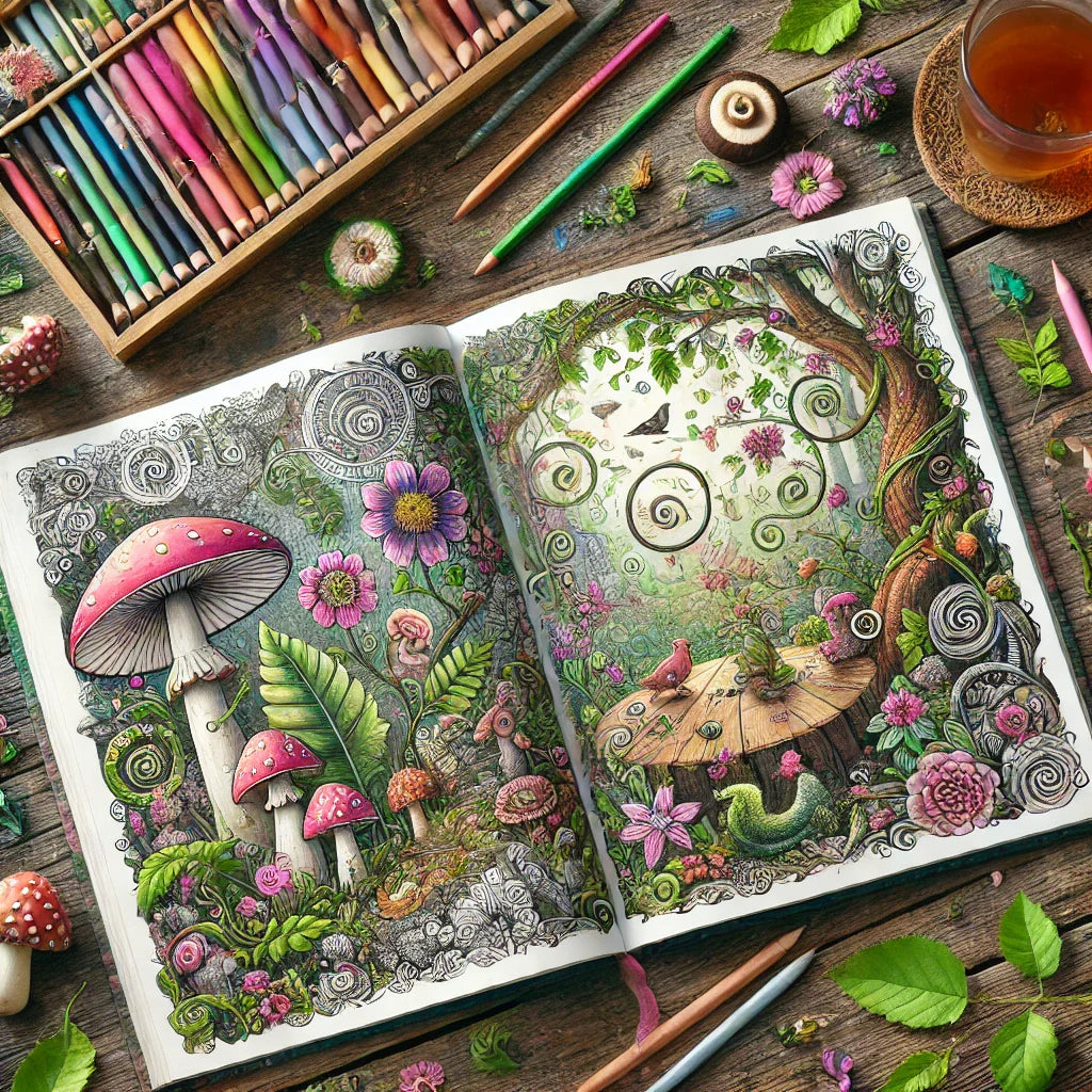 Coloring Books for Adults – AUNT KEKKIE'S HOUSE
